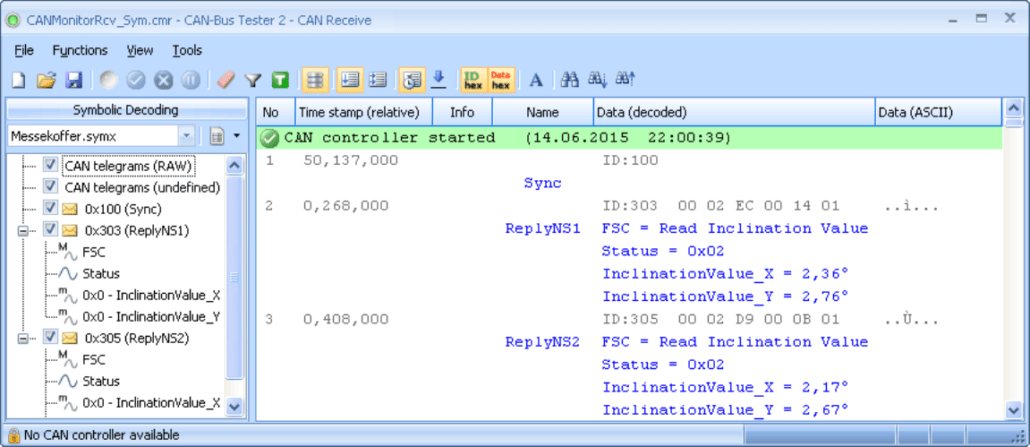 CANvision - GEMAC fieldbus diagnosis tools